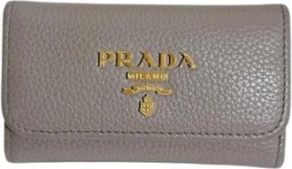 Prada Pre-owned Porte-cl&eacute;s - Femme - Pre-owned - Gris - Taille: ONE Size
