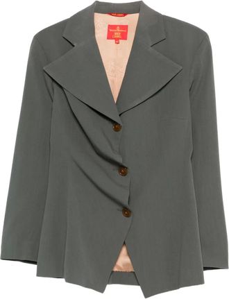 Vivienne Westwood 1990s button-fastening blazer - Gris