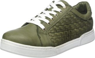 Andrea Conti Damen Sneaker, Oliv, 38 EU