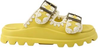 Mou Femme, Chaussures, Jaune, Taille: 40 EU Eva Slide