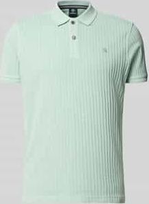 Lerros Slim Fit Poloshirt mit Logo-Stitching