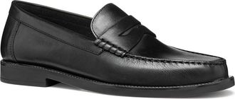 Geox Herren U RECANATI D Loafer, Black, 42.5 EU