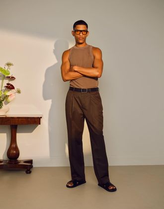 Topman Pantalon fuselé - Marron