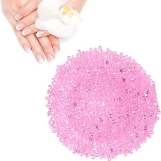 Lurrose 1000 Stück Teiliges Acryl Transparent Bastelstrasssteine für DIY Dekoration Vasenfüllung und Party Tischdeko Funkelnde Kristall-Accessoires für Hochze