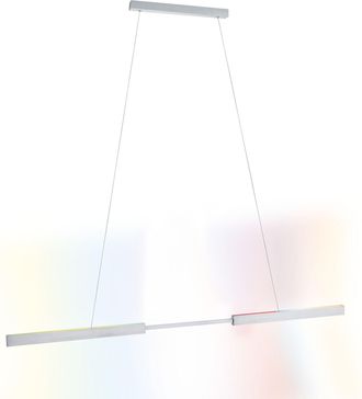 Paulmann 78025 LED Pendelleuchte Smart Home Zigbee 3.0 Aptare RGBW+ dimmbar 1920lm / 1920lm 2x16W Alu geb&uuml;rstet