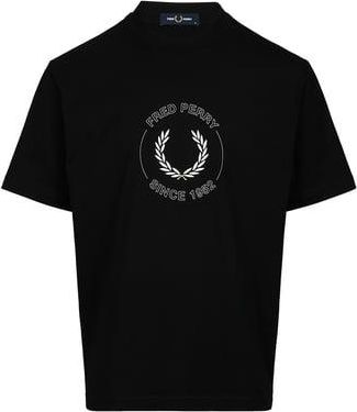 Fred Perry T-shirt &agrave; logo brod&eacute; en coton