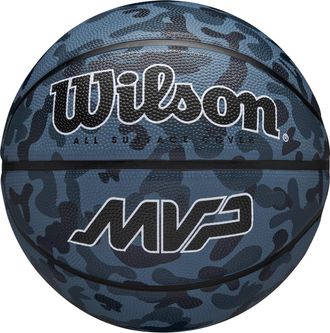 Wilson Unisex-Adult MVP CAMO Basketball Blue 6 Ball, 6