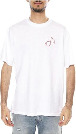 Edwin Homme, Tops, Blanc, Taille: XL Charmer T-shirt