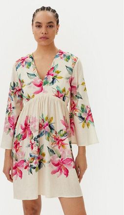 Twin-Set Sommerkleid 251LB2UBB &Eacute;cru Regular Fit