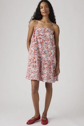 Levi's Robe Courte Sans Manche Adira - Femme - Bleu / Laurie Floral Coral Blush - XS