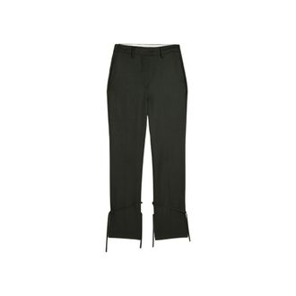 Holzweiler Moderne High-Waist Hose - - Trousers - Damen - Gr&uuml;n - M