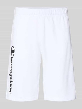 Champion Shorts mit Logo-Print und -Stitching