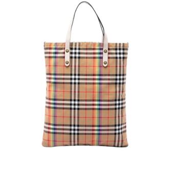 Burberry Pre-owned Sac Cabas en Toile - Femme - Pre-owned - Beige - Taille: ONE Size