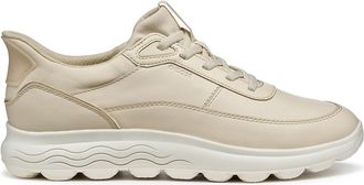 Geox Damen D SPHERICA Plus B Sneaker, Papyrus, 41 EU