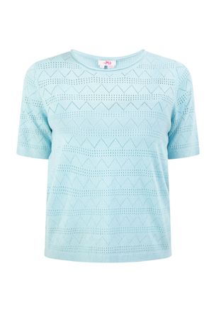 Mymo Strickpullover Damen hellblau