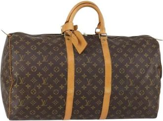 Louis Vuitton unisex, Pre-owned, Brun, Taille: ONE Size Sac Week-end Vintage en Toile Pre-owned