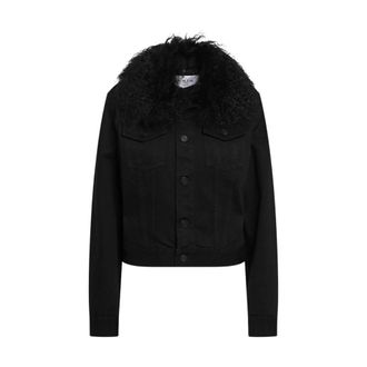 Alaia Trucker Jacket - - Jackets - Damen - Schwarzk - S