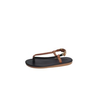 Ancient Greek Sandals ZOI Bicolor Zehentrenner Sandale - - Shoes - Damen - Braun - 37 EU