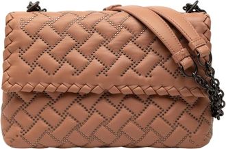 Bottega Veneta Sac doccasion &agrave; design matelass&eacute; clout&eacute; - Femme - Pre-owned - Brun - Taille: ONE Size