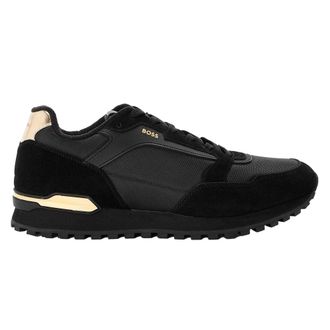 HUGO BOSS Parkour Athletisch Sneaker f&uuml;r Herren, Wildleder (Schwarz)