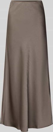 Neo Noir Maxirock aus Satin Modell Vicky