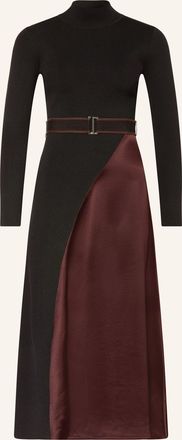 Reiss Reiss Kleid Misty Im Materialmix schwarz