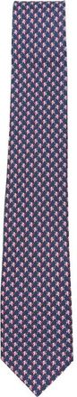 Ferragamo Homme, Accessoires, Bleu, Taille: ONE Size Tie
