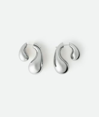 Bottega Veneta Boucles doreilles Drop - Argent&eacute; - Femme - Unisex