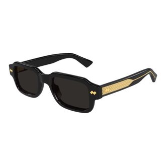 Bottega Veneta Homme, Accessoires, Noir, Taille: 51 MM Lunettes de soleil carr&eacute;es