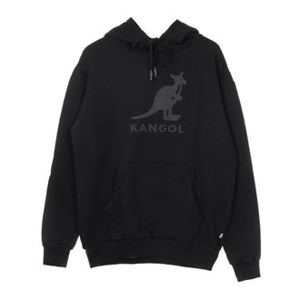 Kangol Schwarzer Leichter Kapuzenpullover Langarm - - Sweatshirts & Hoodies - Herren - Schwarzk - M