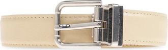 Dolce & Gabbana Femme, Accessoires, Beige, Taille: 95 CM Ceinture en cuir