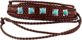 Etro Femme, Accessoires, Brun, Taille: ONE Size Braided Belt