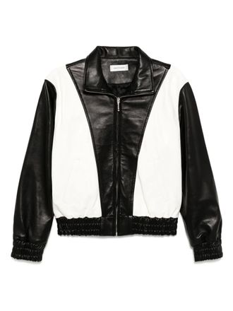 Ernest W. Baker veste de moto en cuir - Noir