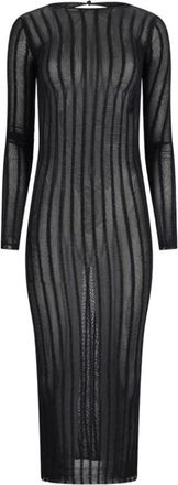 The Attico Elegantes Maxikleid - - Dresses - Damen - Schwarzk - XS
