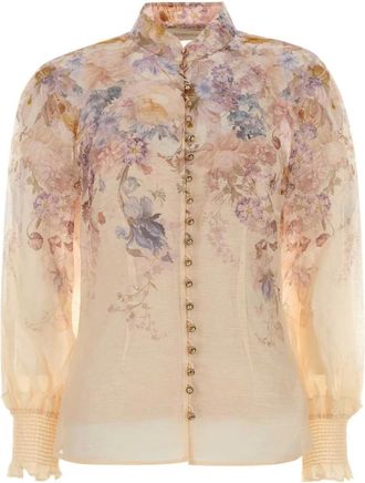 Zimmermann Ascent Blouse - Femme - Blouses et Chemises - Multicolore - Taille: 38 FR