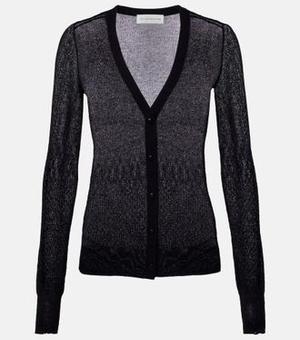 Victoria Beckham Cardigan aus einem Baumwollgemisch