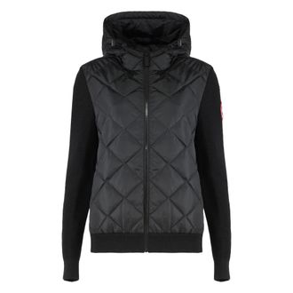 Canada Goose HyBridge Quilted Knit Hoodie - - Jackets - Damen - Schwarzk - M
