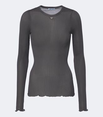 Prada Top aus Seide