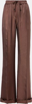 Tom Ford Weite Hose aus Seiden-Twill