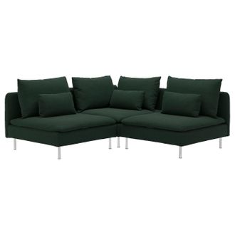 IKEA S&Ouml;DERHAMN Ecksofa 3-sitzig