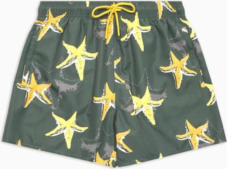 Emporio Armani Herren Mid Boxer Badehose, Climbing Pr.Seestern, Verschiedene Gr&ouml;&szlig;en