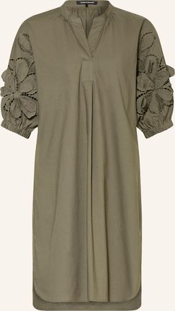Luisa Cerano Luisa Cerano Kleid Mit Lochspitze Und 3/4-Arm gruen