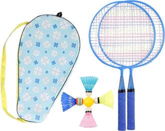 Generico Badminton-Set, Fr&uuml;hlingsb&auml;lle und Schl&auml;gerersatzteile. Leistungsstarke Schl&auml;ger, Spa&szlig; im Freien, kombiniert eine leichte Struktur mit Schl&auml;gern f&uuml;r ei