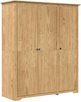 vidaXL Kleiderschrank mit Speicher BODO Honigbraun 146 x 53,5 x 173 cm vidaXL