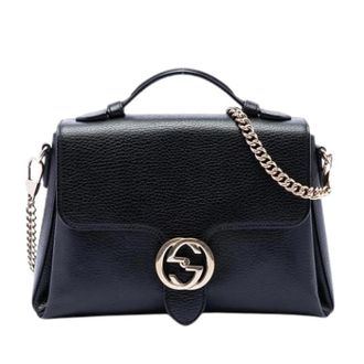 Gucci Pre-owned Vintage Satchel - - Pre-owned - Damen - Schwarzk - ONE SIZE