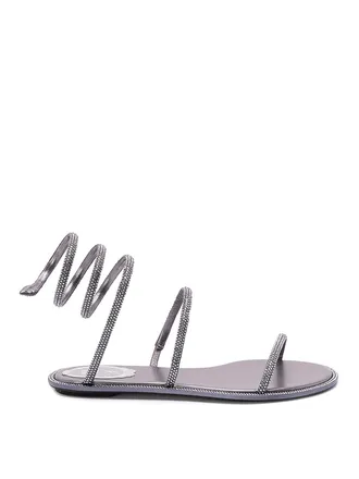 Rene Caovilla Sandalen - Silber