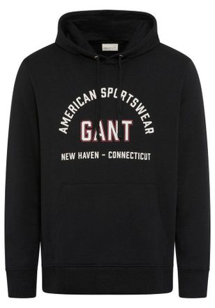 GANT Sweatshirt PRINTED GRAPHIC mit Kapuze, regular fit, K&auml;ngurutasche