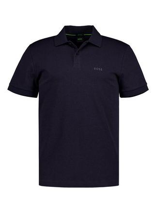 HUGO BOSS Herren Polo-Shirt blau Baumwolle