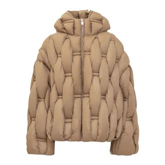 RAXXY Femme, Vestes, Brun, Taille: 38 FR Doudoune matelass&eacute;e avec capuche