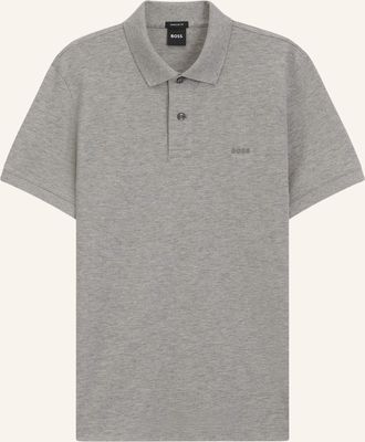 HUGO BOSS Piqu&eacute;-Poloshirt Pallas Regular Fit grau